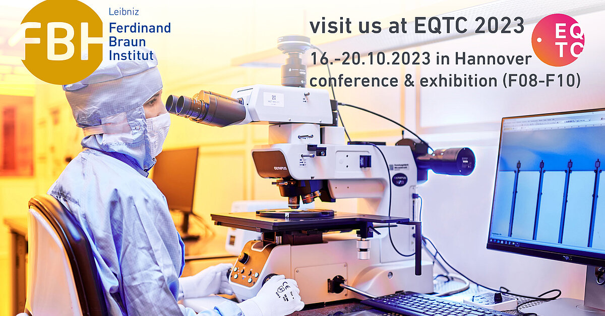 FBH presents developments for quantum technologies at EQTC 2023 ...